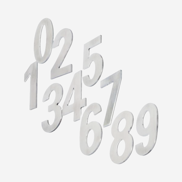 Numerals & Letters – Stylish Address Sign Hardware