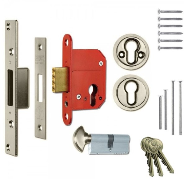 ERA Fortress Euro Profile Mortice Deadlock Kit | Key Turn