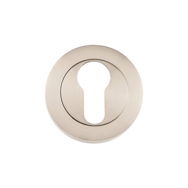 Freestyle Concealed Round Escutcheon - Modern Door Detail