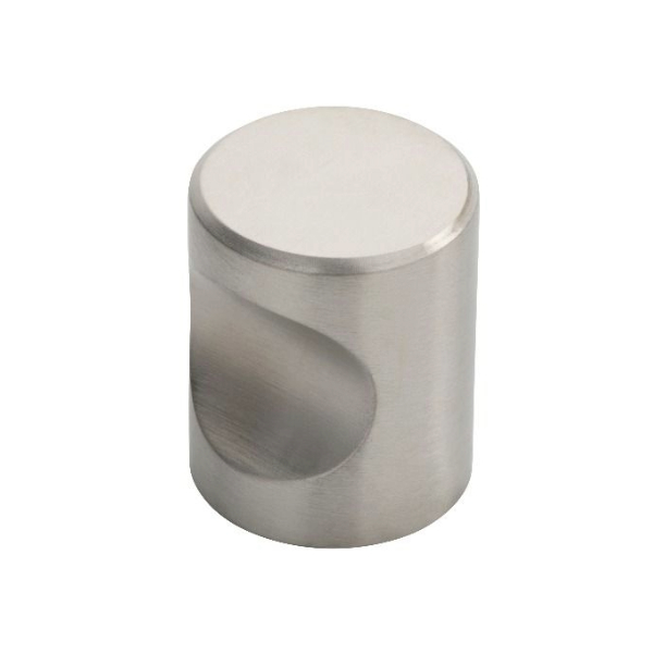 Cylindrical Cupboard Door Knob with Finger Grip – Modern & Practical